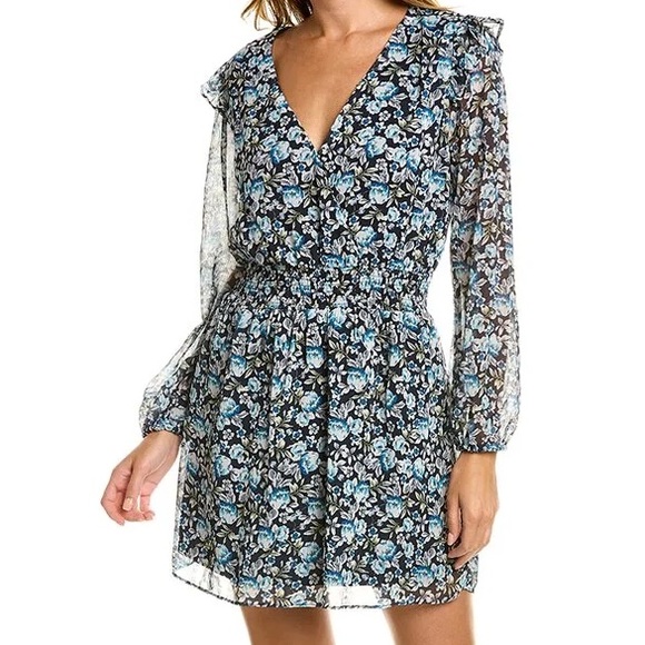 Socialite | Dresses | Socialite Puff Sleeve Surplice Mini Dress | Poshmark